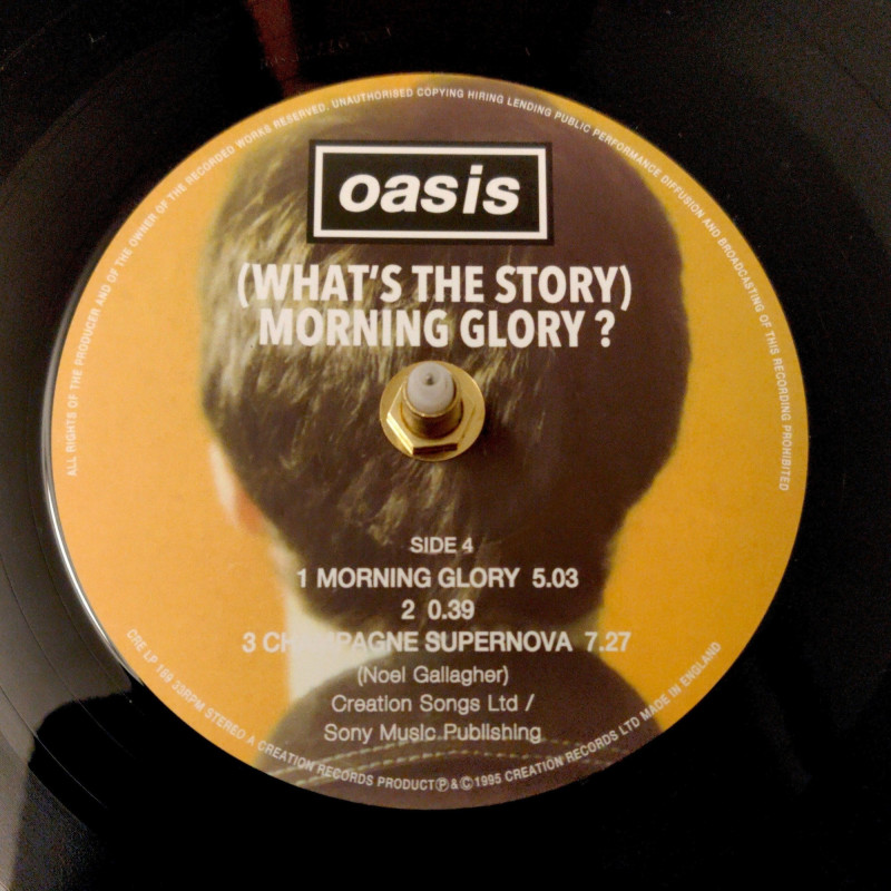 Oasis Champagne Supernova Vinyl Record Wall Clock – Oasis Memorabilia